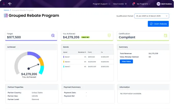 Automated Partner Rebates Software | Channelscaler